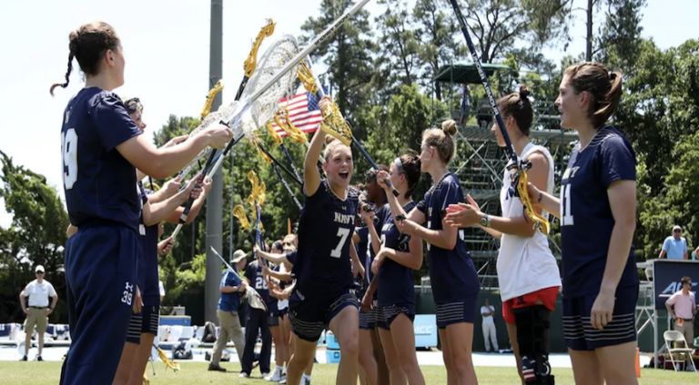 Navy Lacrosse Team Rallies for Games with Patriotic Anthem 'Courtesy of ...